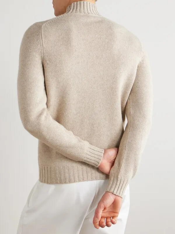 Fedeli Onda Wool And Cashmere-blend Rollneck Sweater