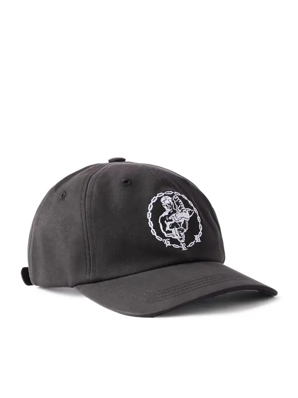 Enfants Riches Déprimés Logo-embroidered Baseball Cap - Black