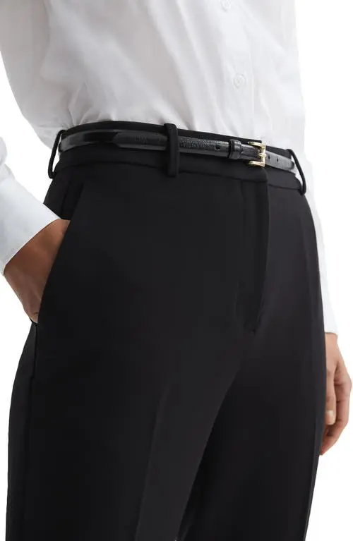 REISS Slim Fit Tapered Pants - Black