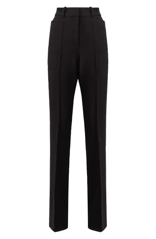 REISS Slim Fit Tapered Pants - Black