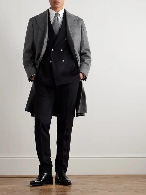 Brunello Cucinelli Wool And Cashmere-blend Overcoat
