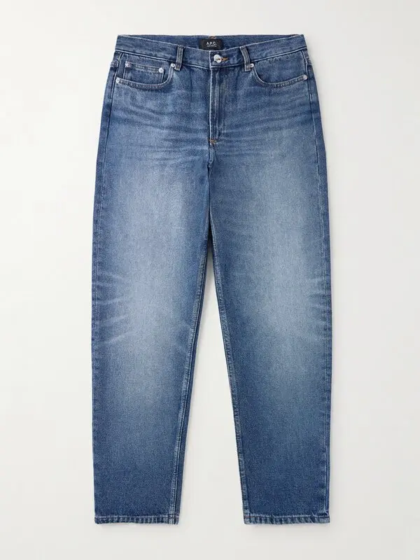 A.p.c. Martin Straight-leg Cropped Jeans - Blue