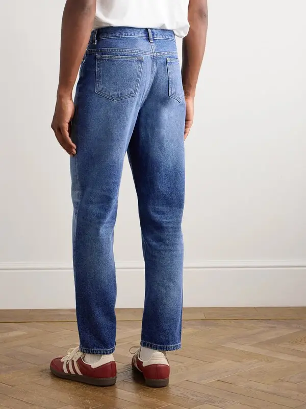 A.p.c. Martin Straight-leg Cropped Jeans - Blue