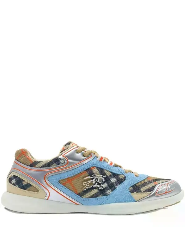 Burberry Matrix Low Top Sneakers - Blue