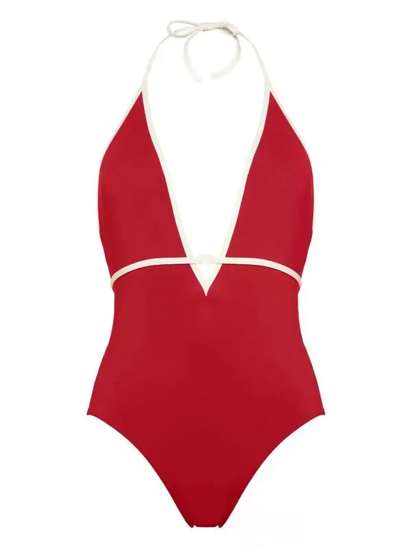 ERES One-piece Swimsuit With Halterneck - Red