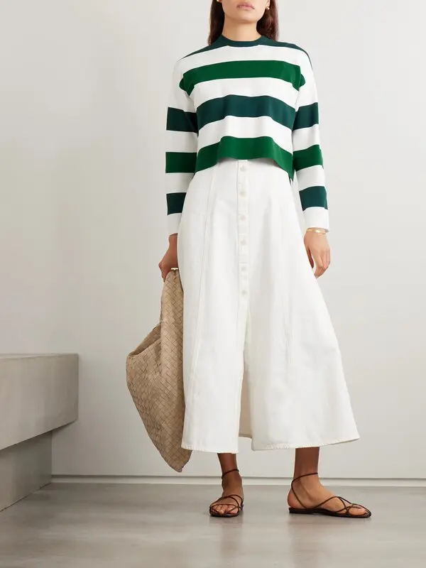 Max Mara Jesone Striped Jersey T-shirt