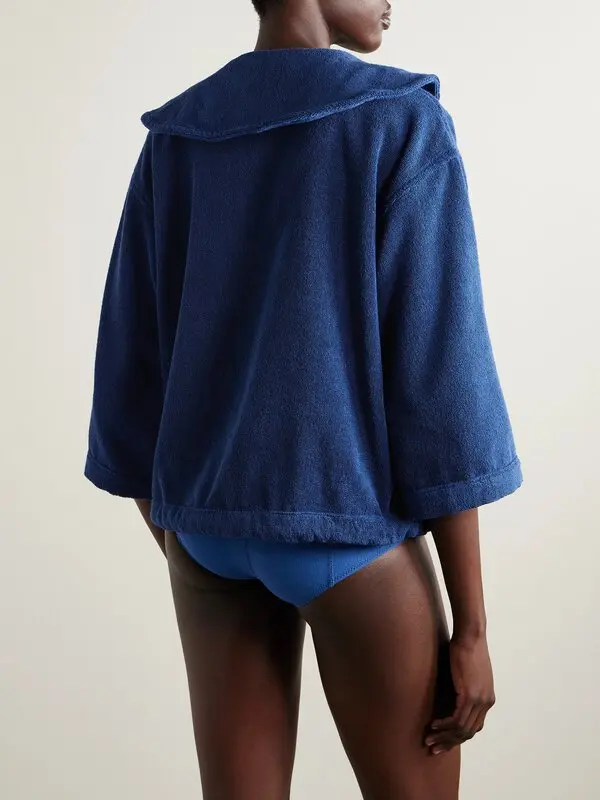 Lisa Marie Fernandez Sailor Cotton-terry Top