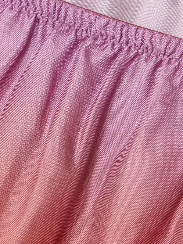 LIDO Dégradé Satin-twill Mini Skirt