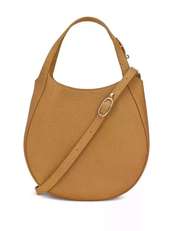 Longchamp Grained-leather Handbag
