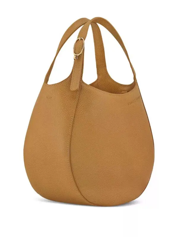 Longchamp Grained-leather Handbag