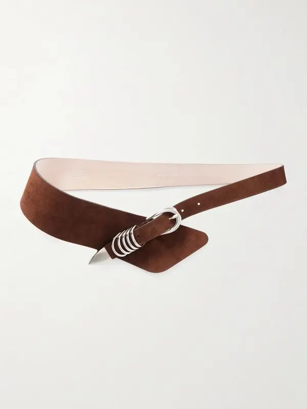 DEHANCHE Alcott Suede Belt - Brown