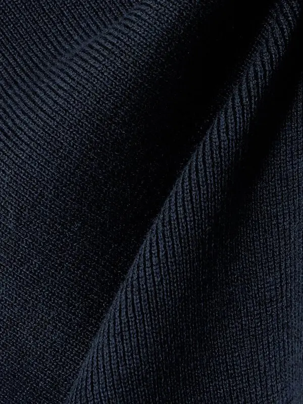 Chloé Logo Detailed Ribbed Turtleneck Sweater