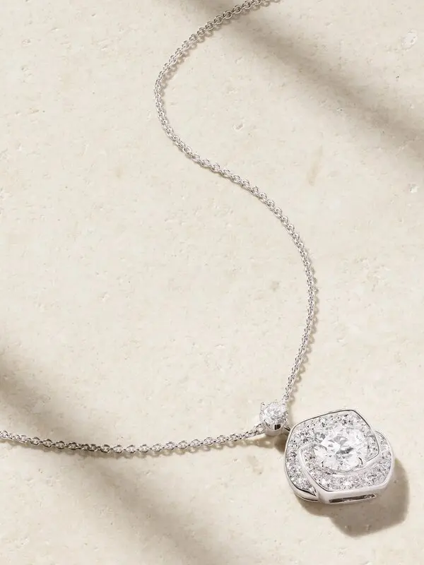 DAVID MORRIS Frozen Kiss Diamond White Necklace - Gold