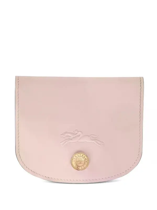 Longchamp Embossed-logo Cardholder - Pink