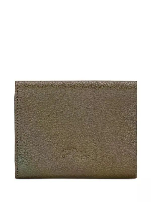 Longchamp Leather Card Holder - Brown