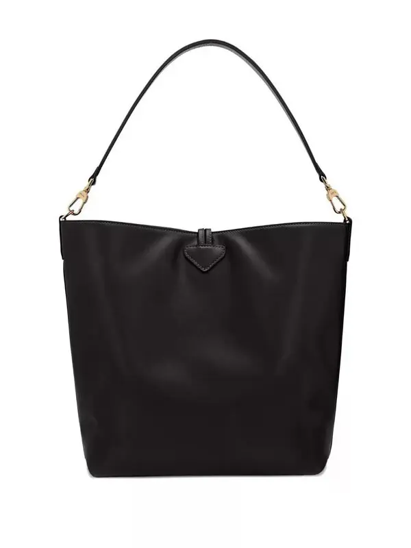 Longchamp Le Roseau Medium Leather Shoulder Bag