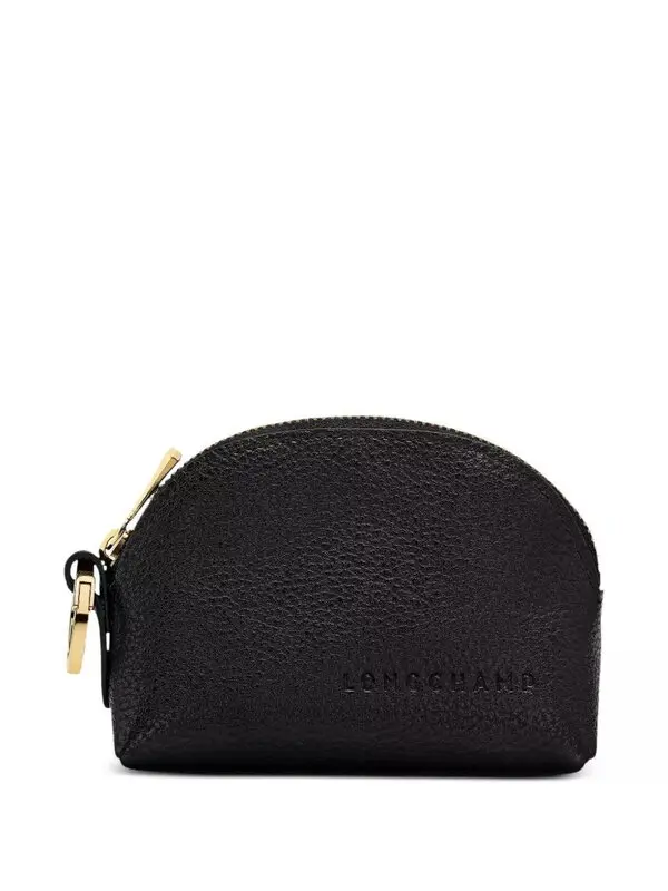 Longchamp Le Foulonné Coin Purse - Black