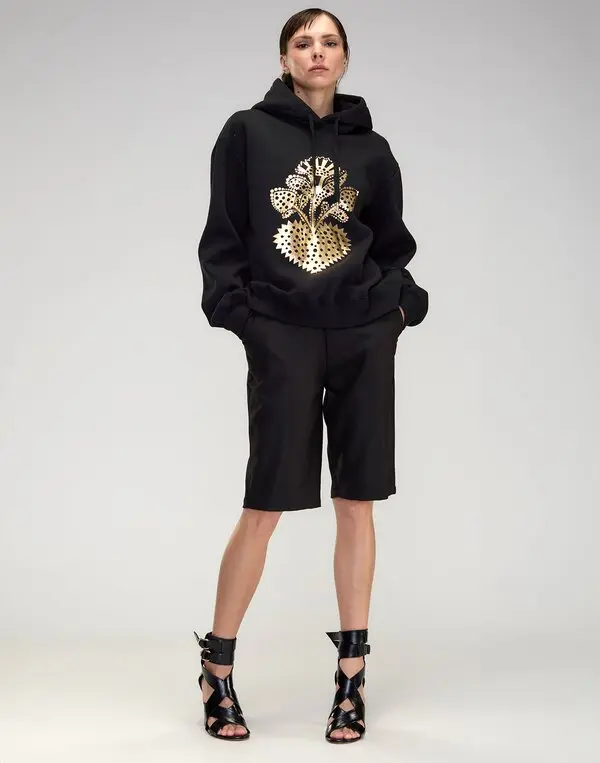 Cynthia Rowley Hooded Pullover - Black