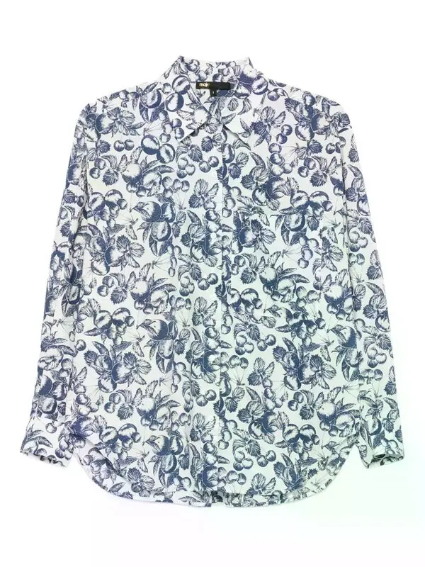 Maje Fruit-print Button Shirt
