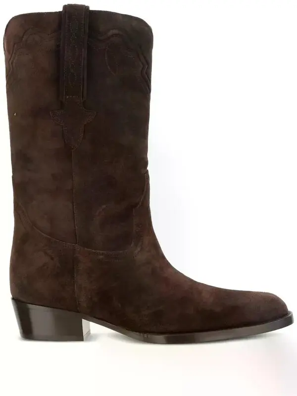 Paris Texas Suede Square-toe Boots
