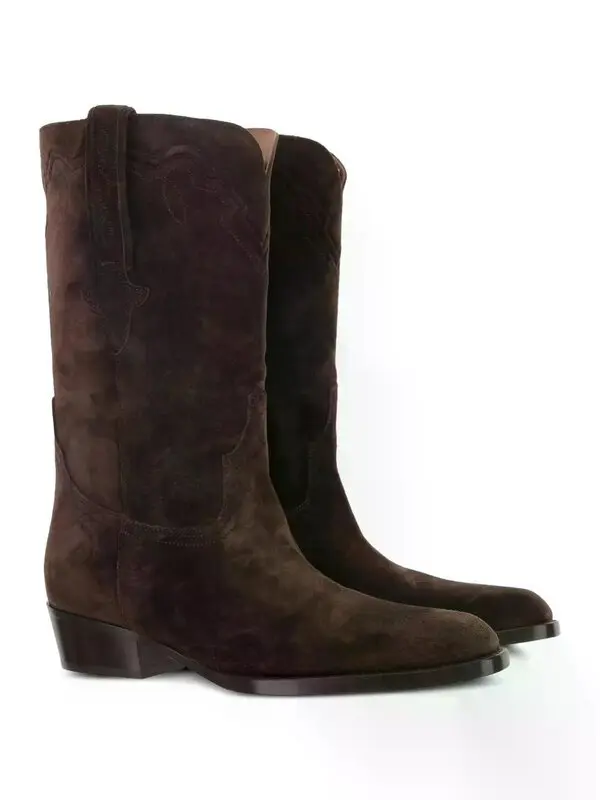 Paris Texas Suede Square-toe Boots