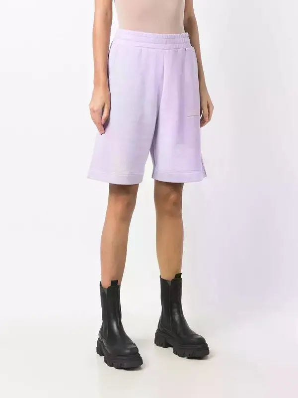 MSGM Logo Patch Track Shorts