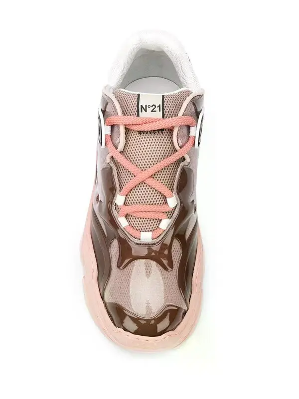 N°21 Billy Mesh-panel Low-top Sneakers