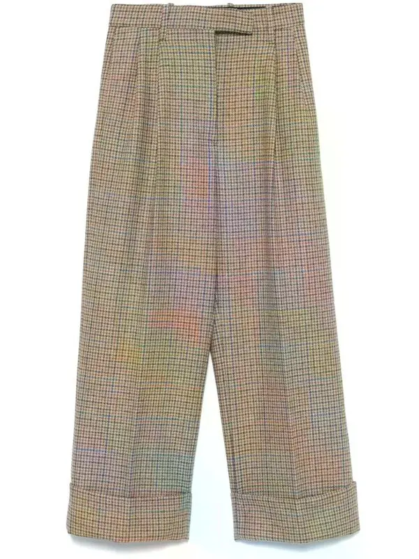 Thom Browne Ginclub Check Cheviot Tweed Trousers