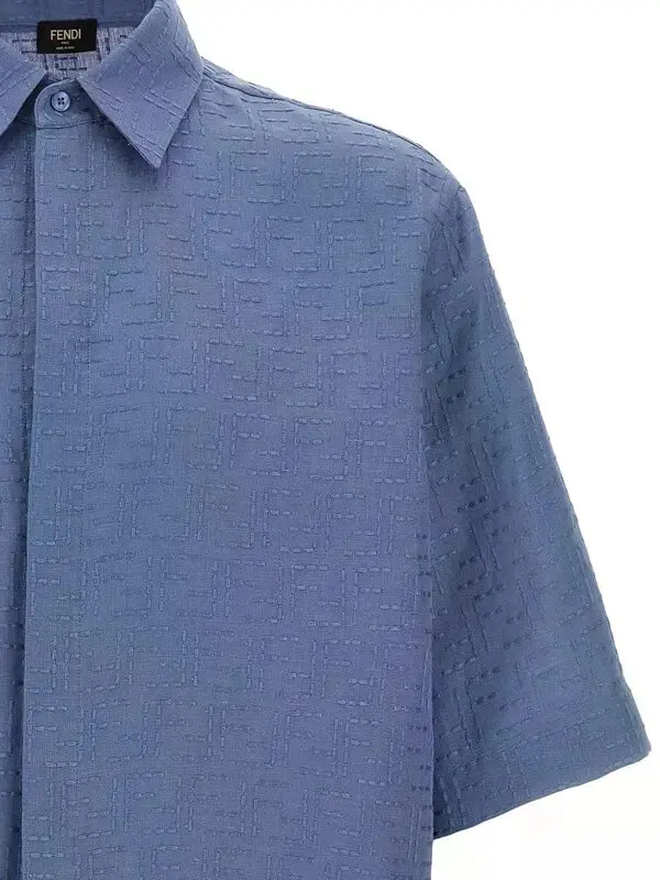 Fendi Ff-motif Short-sleeved Shirt