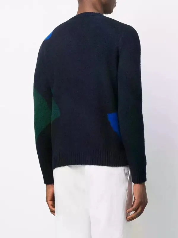DRUMOHR Colour-block Round-neck Jumper