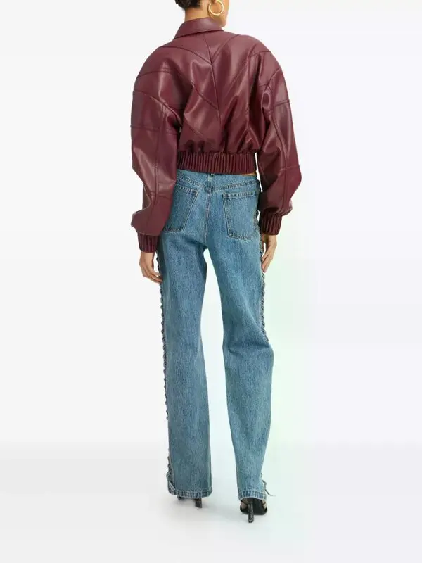 ROTATE BY BIRGER CHRISTENSEN Quilted Bomber Jacket