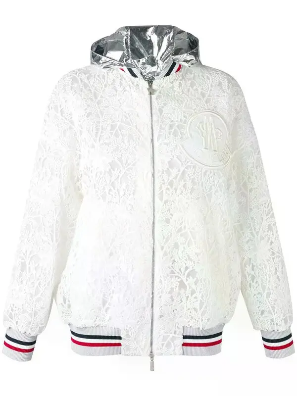 Moncler Embroidered Hooded Jacket