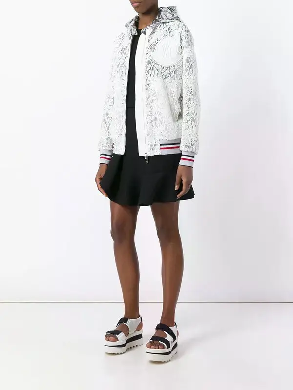 Moncler Embroidered Hooded Jacket