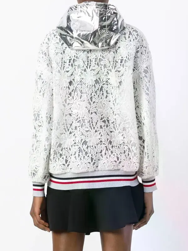 Moncler Embroidered Hooded Jacket