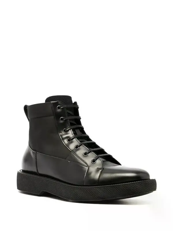FERRAGAMO Paul Lace-up Biker Boots