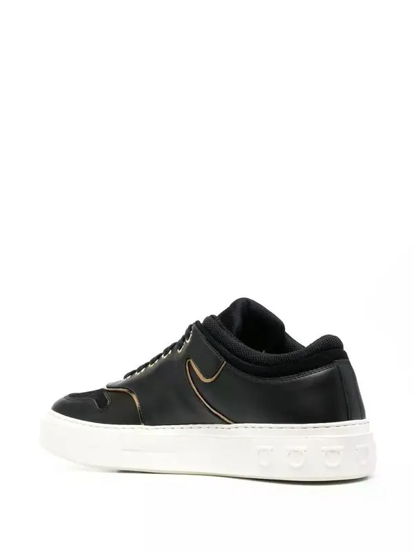 FERRAGAMO Borg Logo Low-top Sneakers