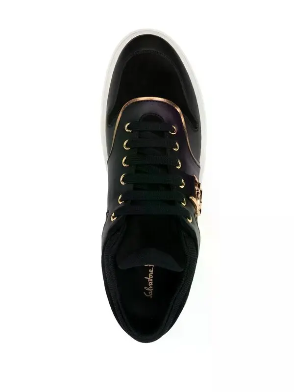 FERRAGAMO Borg Logo Low-top Sneakers