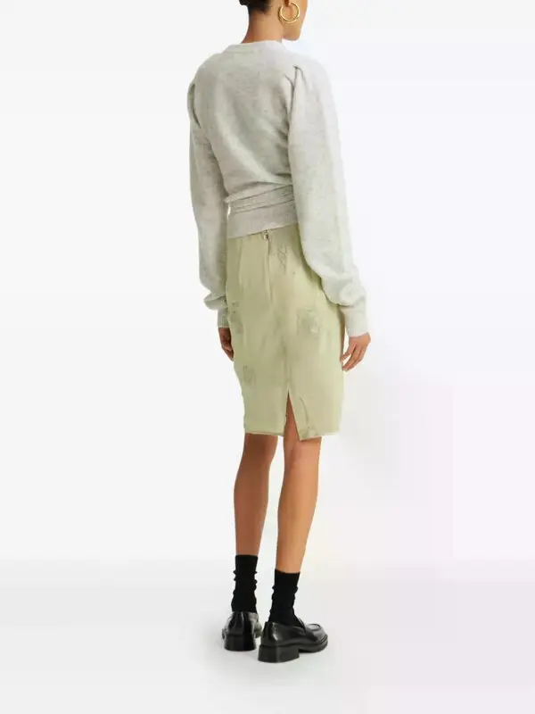 ROTATE BY BIRGER CHRISTENSEN Embellished Crew Neck Sweater