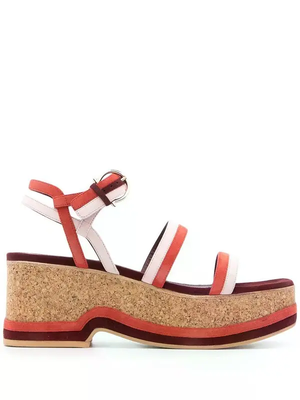 FERRAGAMO Wedge Platform Sandals