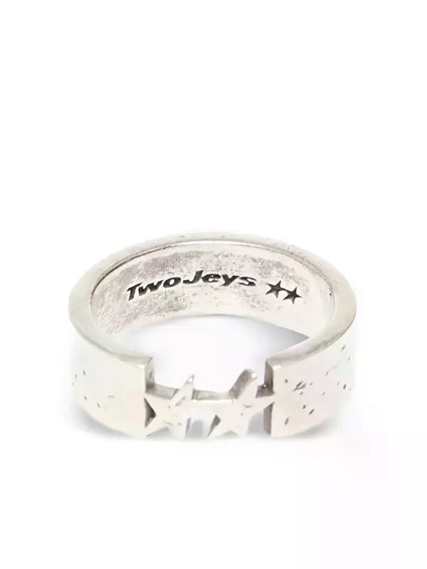TWOJEYS Star-cutout Band Ring - Silver