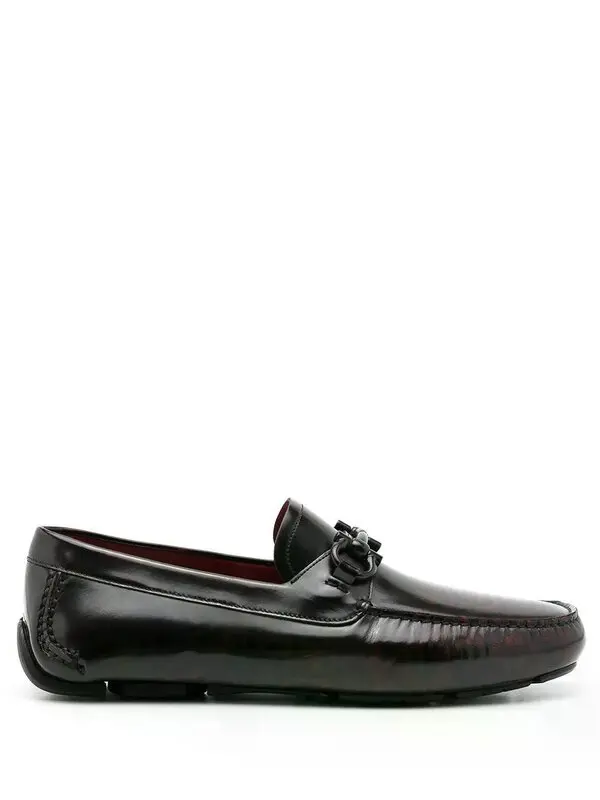 FERRAGAMO Leather Penny Loafers