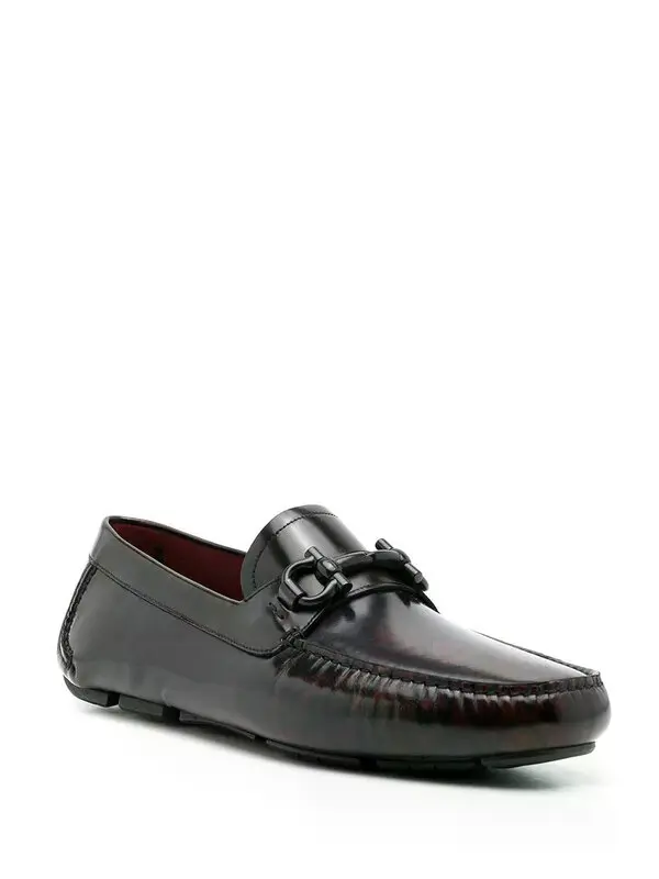 FERRAGAMO Leather Penny Loafers