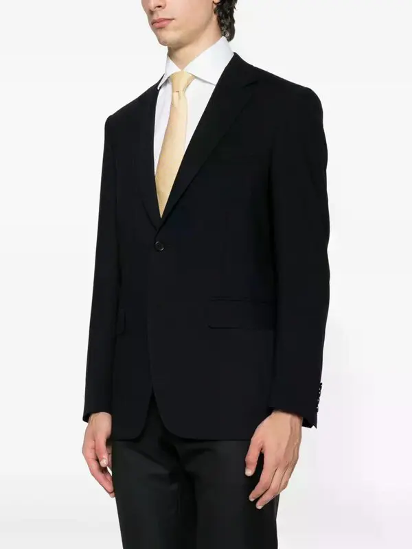 Canali Two-button Wool Jacket - Blue