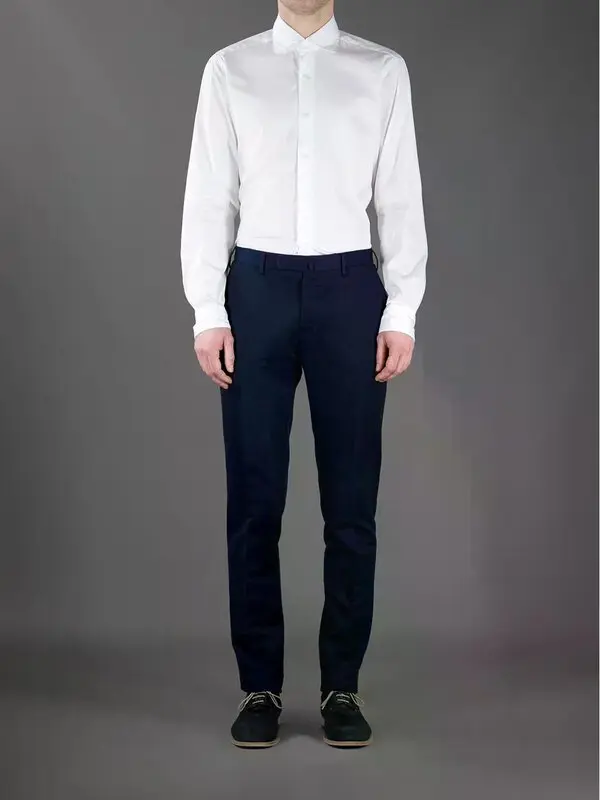 Incotex Straight Leg Linen-cotton Trousers