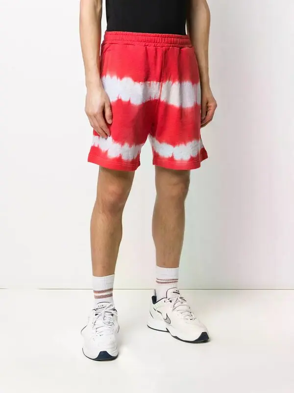 MSGM Tie-dye Track Shorts
