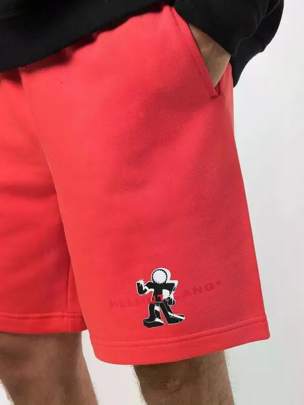 Helmut Lang Logo Detail Track Shorts
