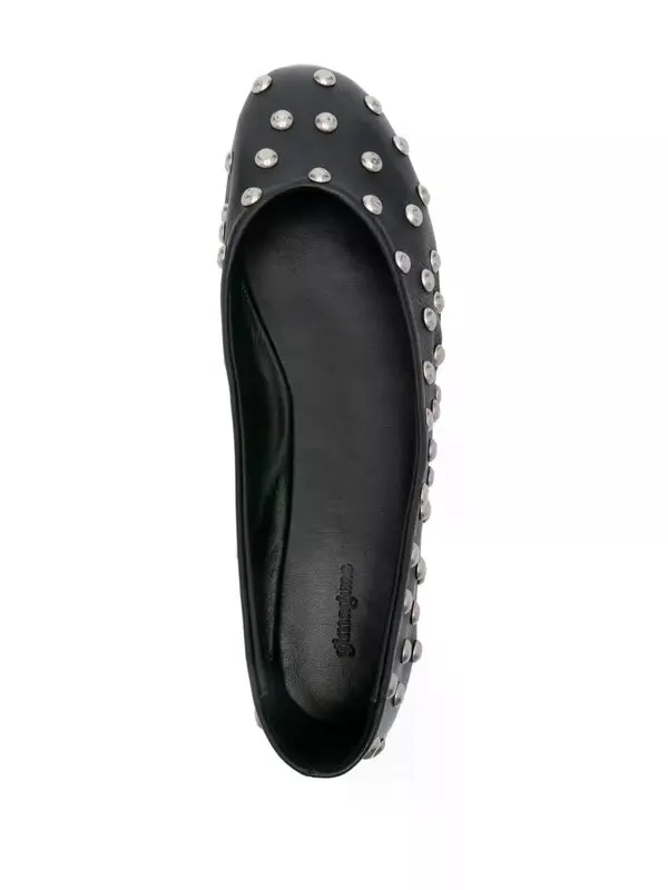 Gimaguas Stud-embellished Ballet Flats - Black