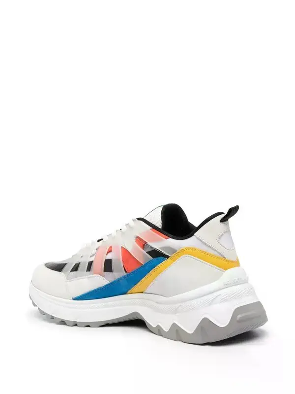 MSGM Panelled Low-top Sneakers