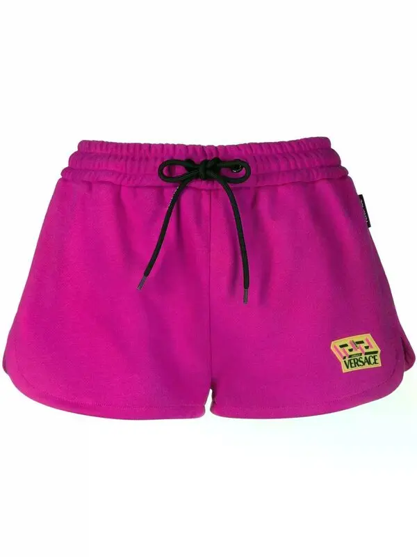 Versace Logo-patch Track Shorts