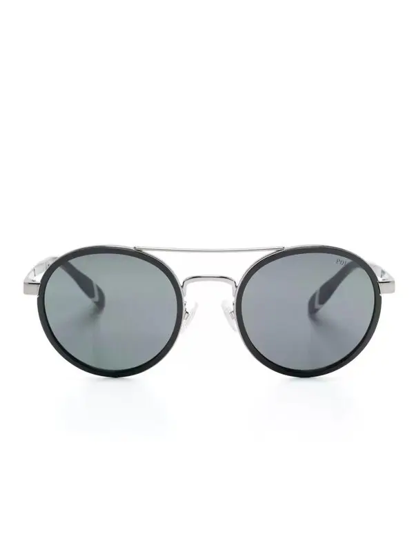 POLO RALPH LAUREN EYEWEAR Round-frame Sunglasses - Black